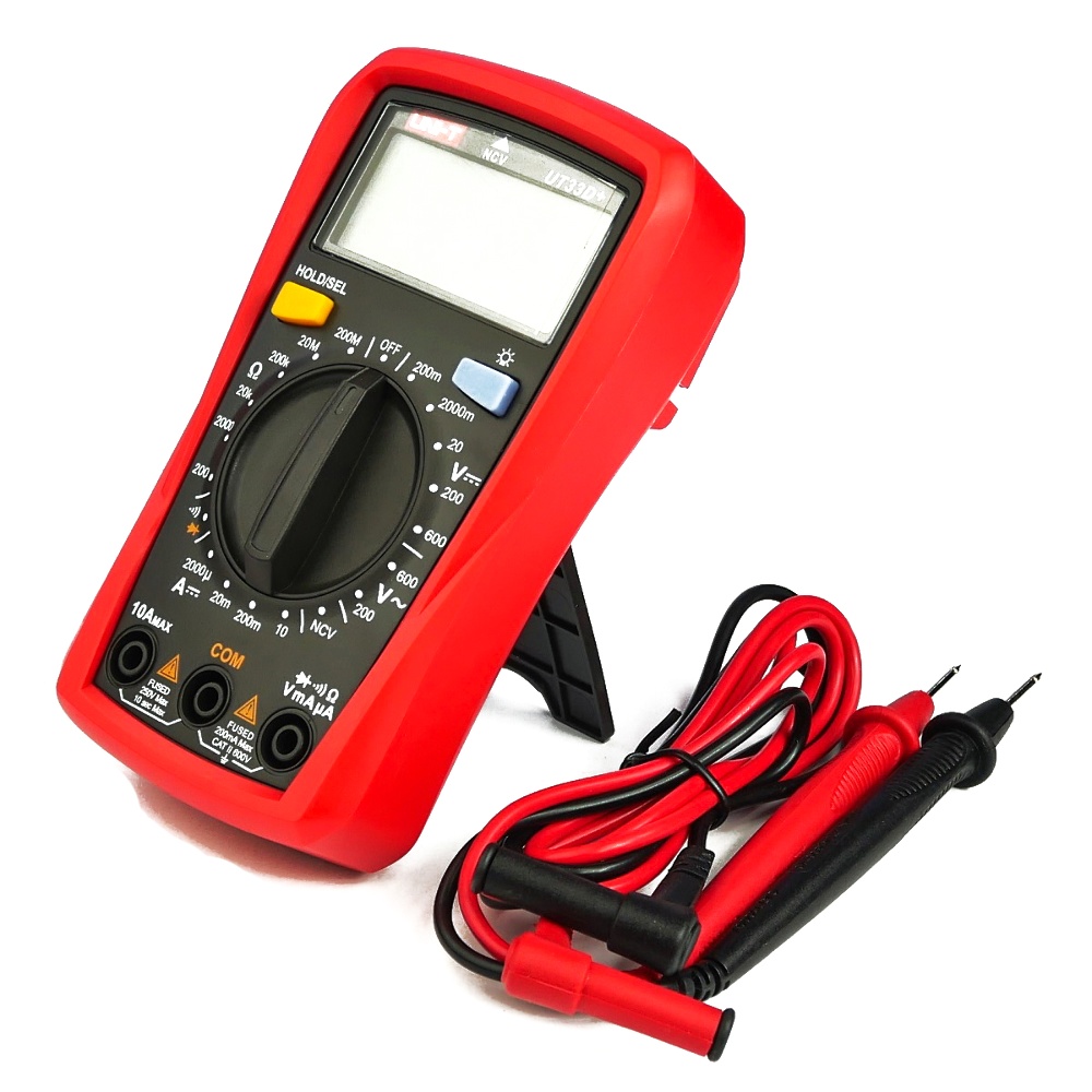 Мультиметр цифровой Uni T Ut33d с подсветкой ток до 10А Masterclub