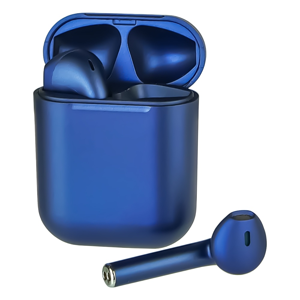 Бездротові TWS навушники i12 Simple вкладиші light blue | MasterClub