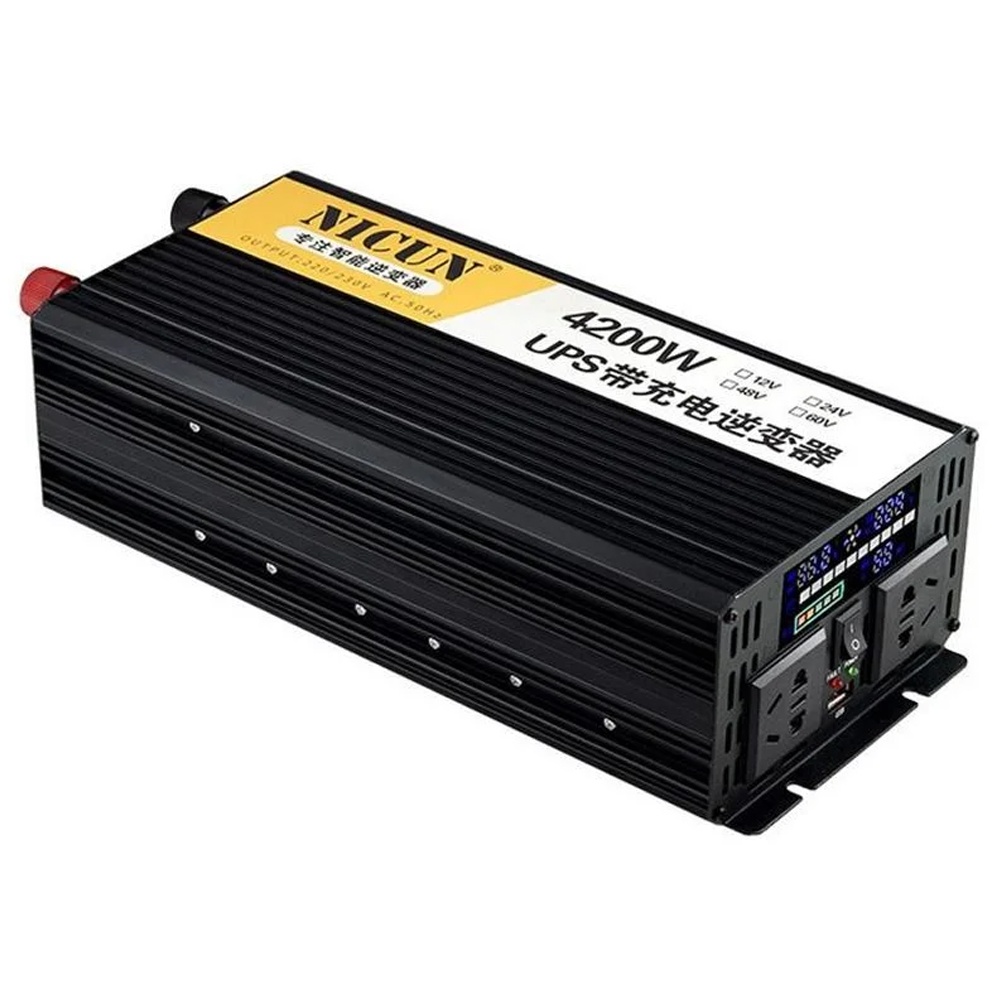 Инвертор Nicun SFX24-220 1500W/ 4200W DC 24V - AC 220V с функцией ...