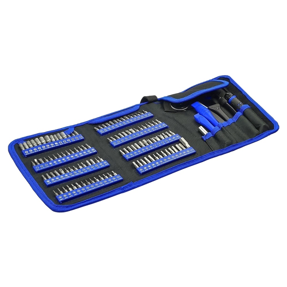 Набір інструментів Kaisi K-9126 (ручка, 112 біт, 2 подовжувачі, пінцет, 9 оупентулів, пензлик ...