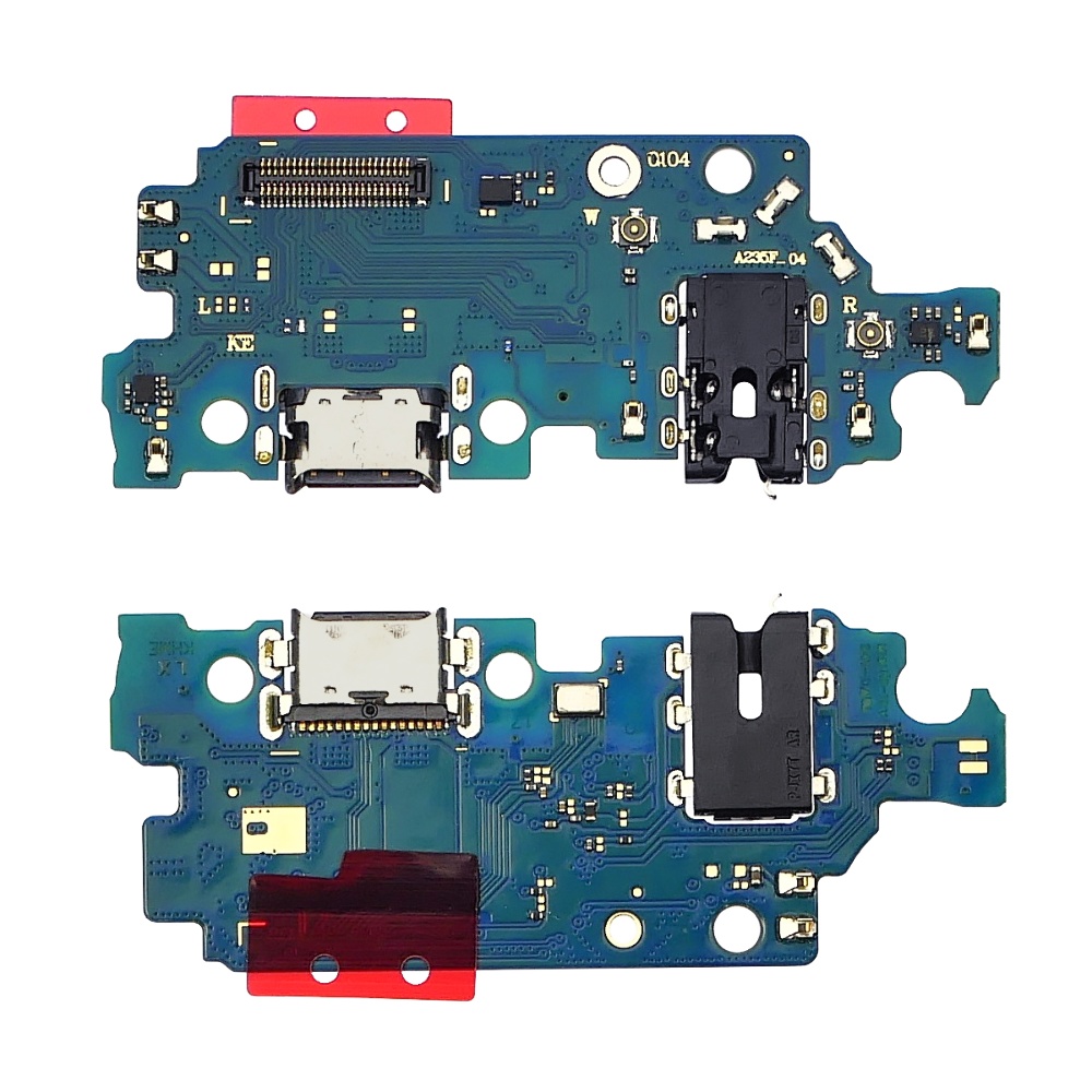 Разъём зарядки для Samsung A235 Galaxy A23 на плате с микрофоном и ...